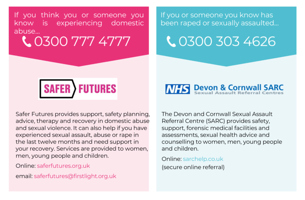 Domestic Abuse & Sexual Violence - Safer Cornwall