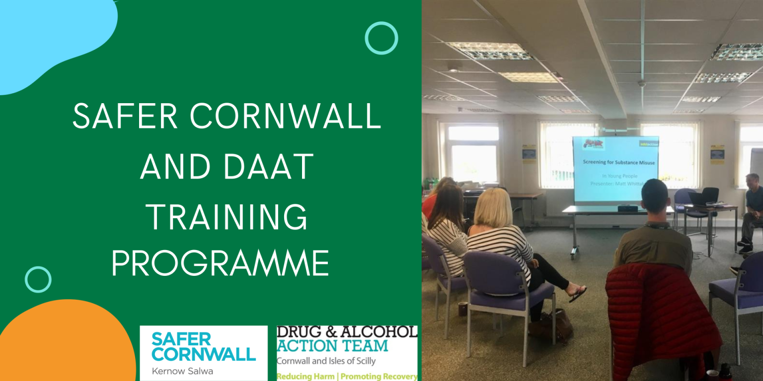 Safer Cornwall & DAAT Training Programme Flyer - Safer Cornwall